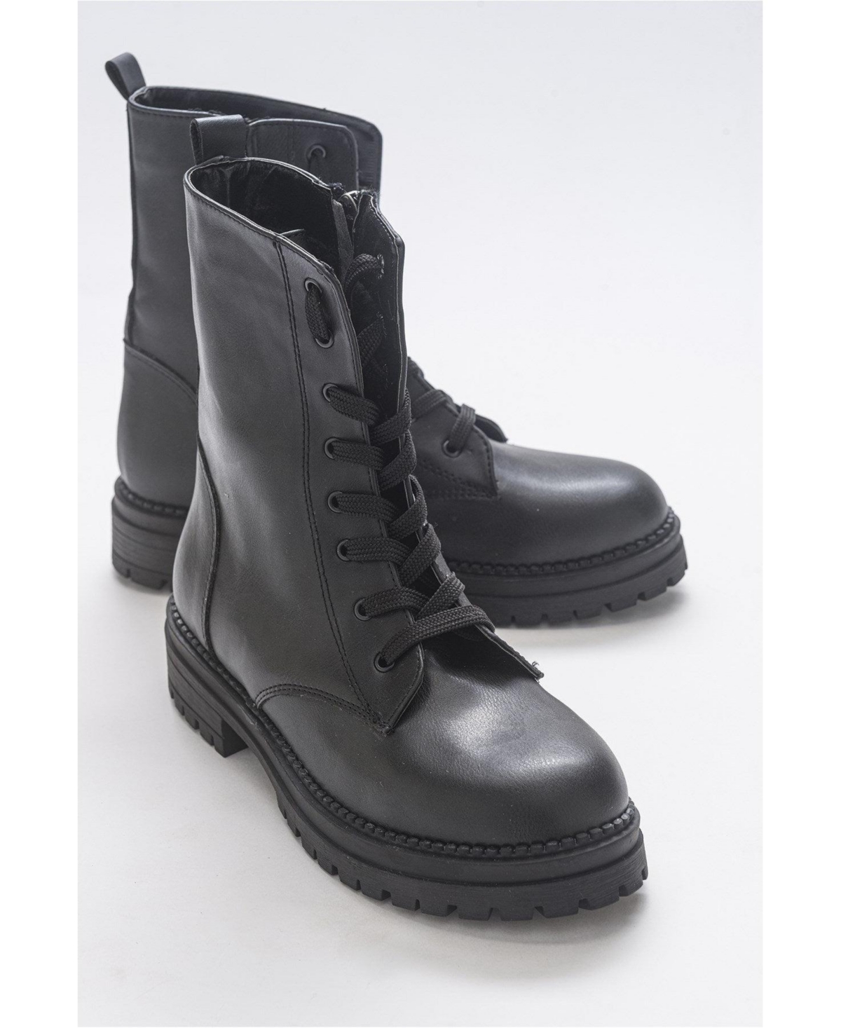 Click here for Prologue Shoes Singa Boot (Women) - Black faux lea... prices