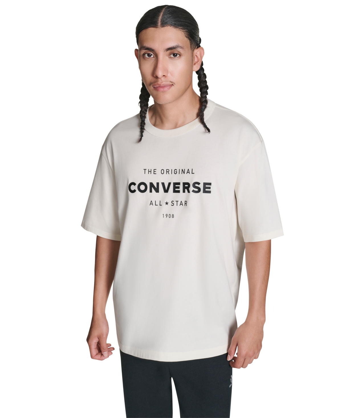 Click here for Converse Mens All Star Front Pull-On T-Shirt - Egr... prices