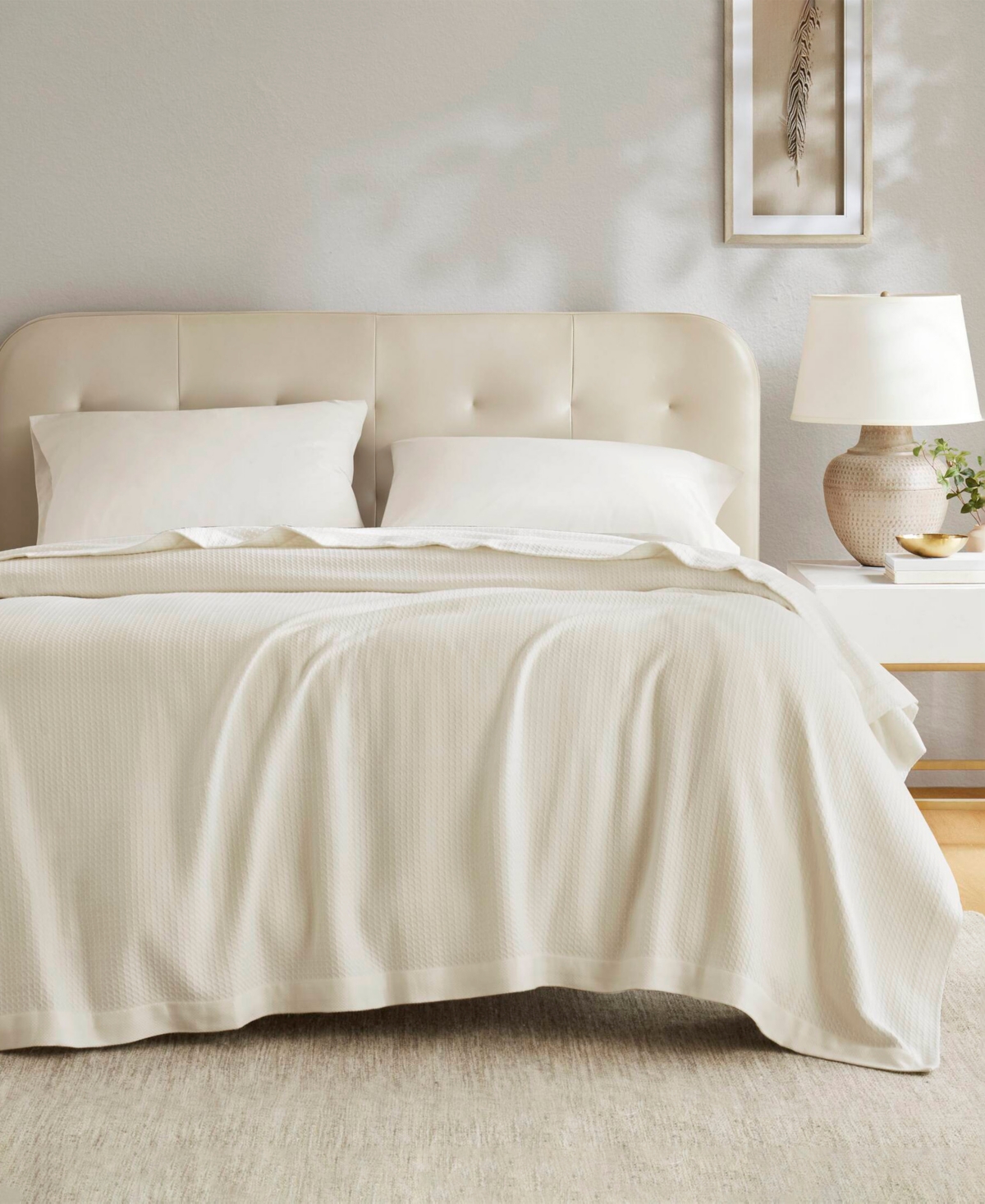 Madison Park Egyptian Cotton Blanket  King - Ivory