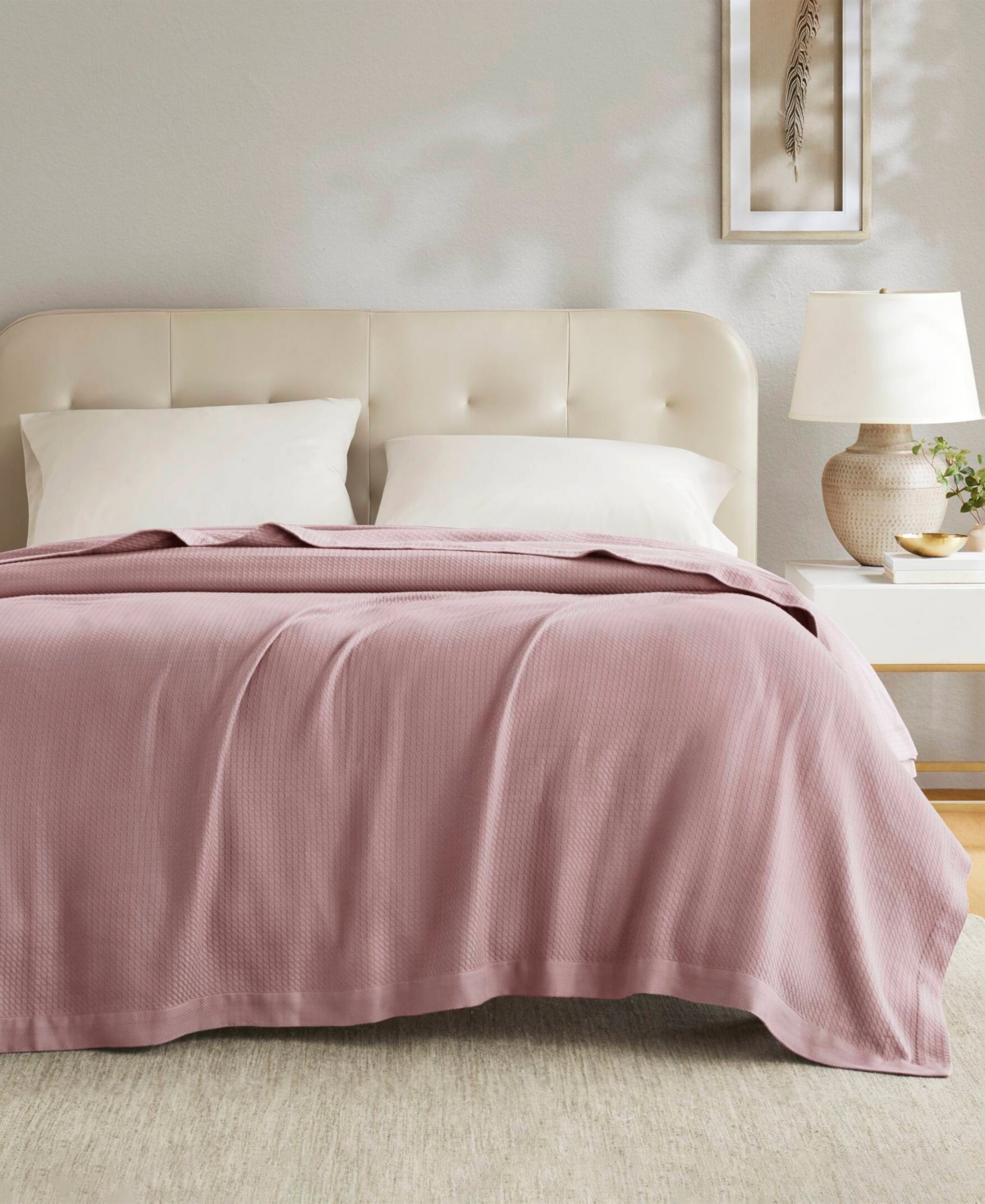 Click here for Madison Park Egyptian Cotton Blanket  King - Rose prices