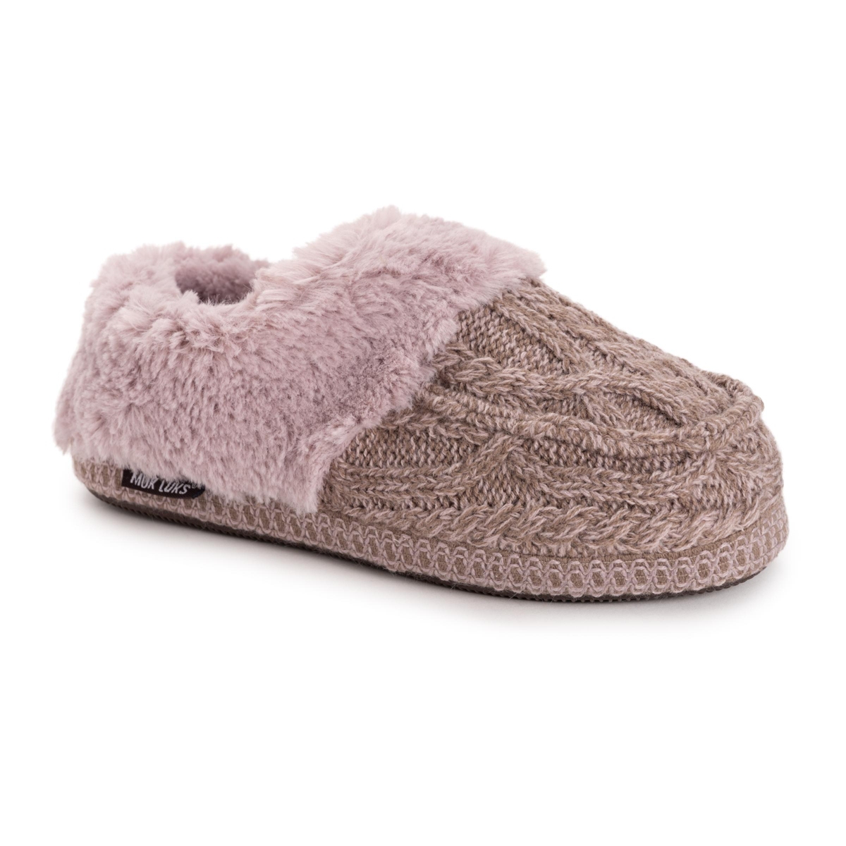 Click here for Muk Luks Womens Moselle Slippers - Neutral purple prices