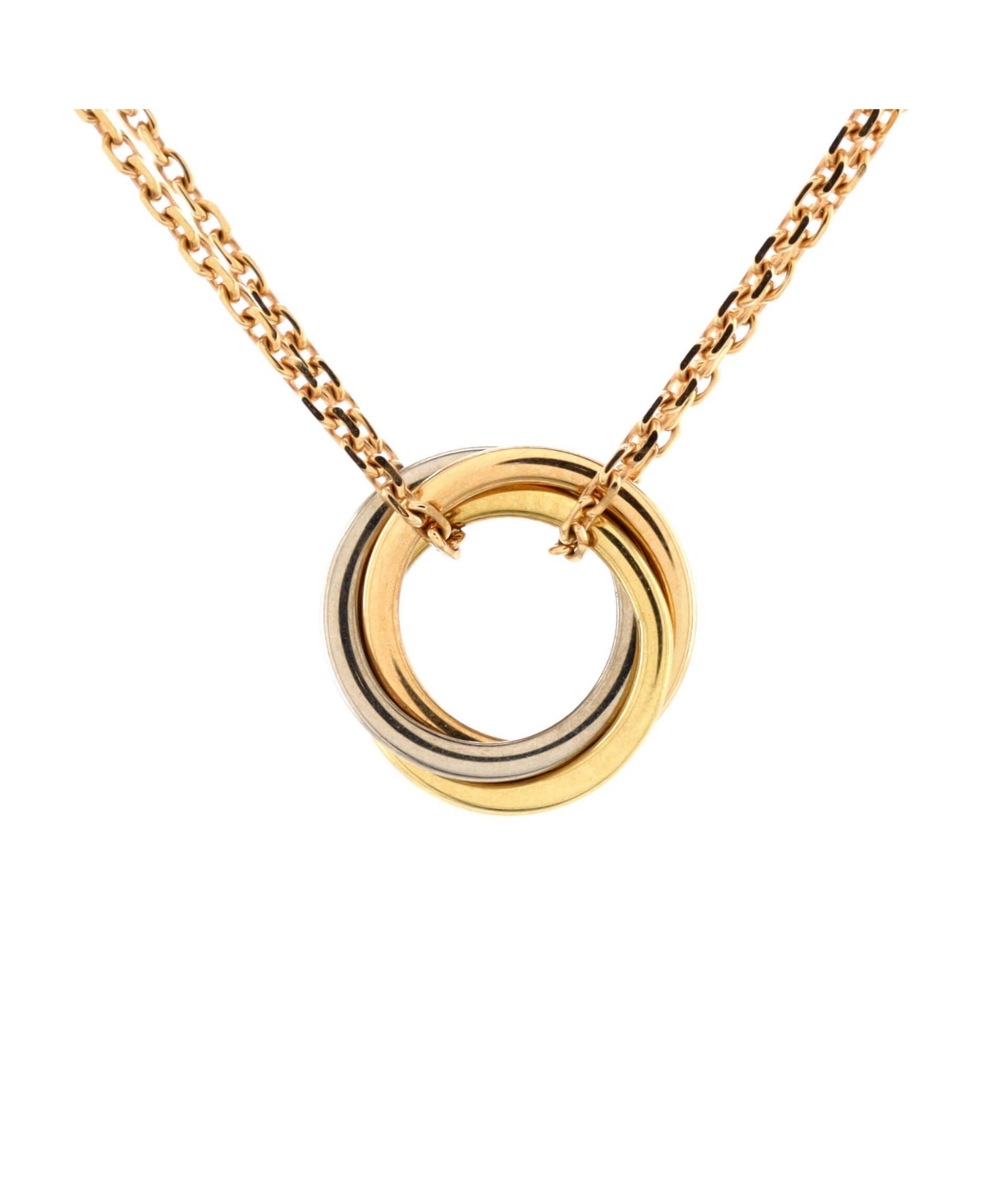 Click here for Pre-Owned Cartier Trinity Choker Necklace - 18k tr... prices