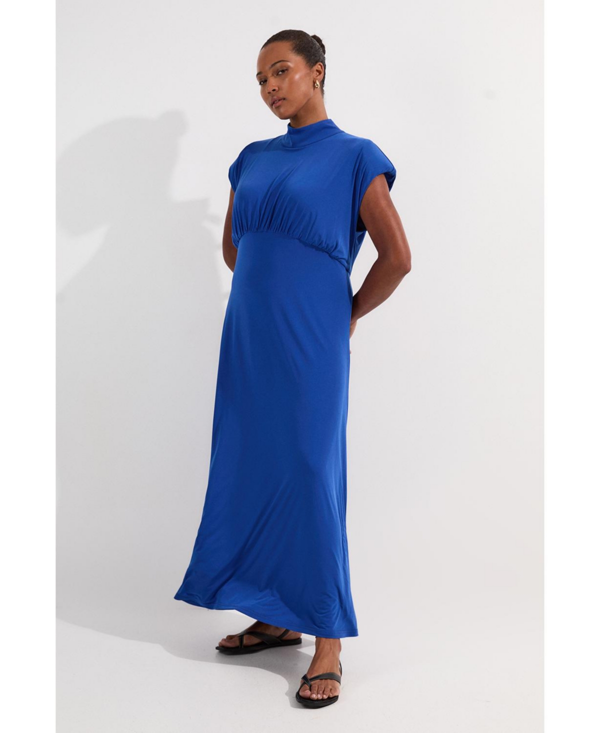Click here for Karen Millen Womens Jersey Short Sleeve Maxi Dress... prices