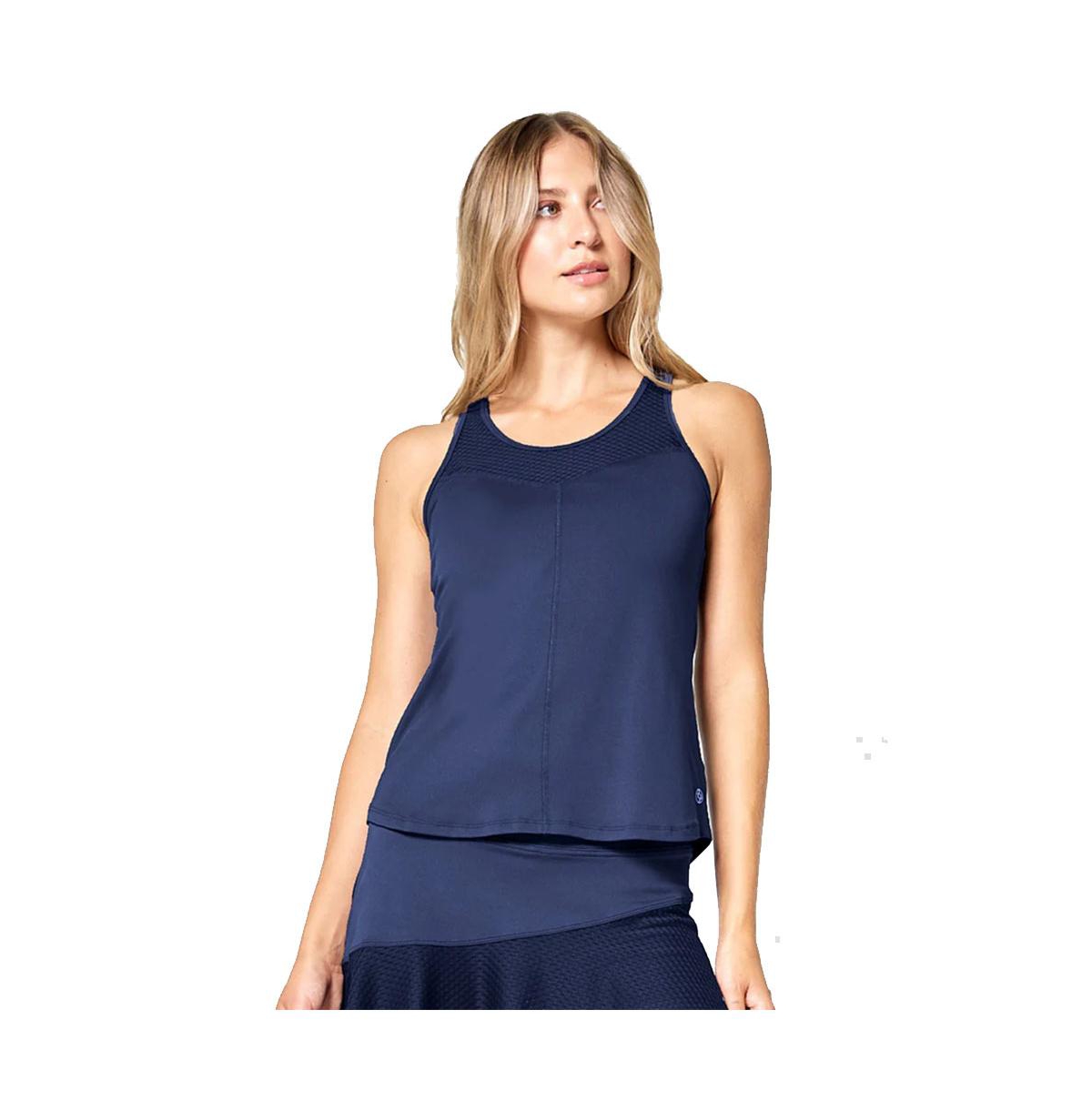 Click here for Lija Elite Force Womens Tennis Tank - Dark navy prices