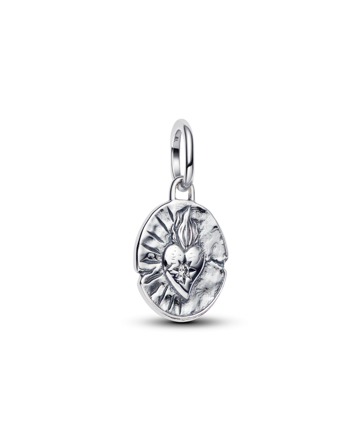Click here for Pandora Sterling Silver Heart Medallion Charms - S... prices