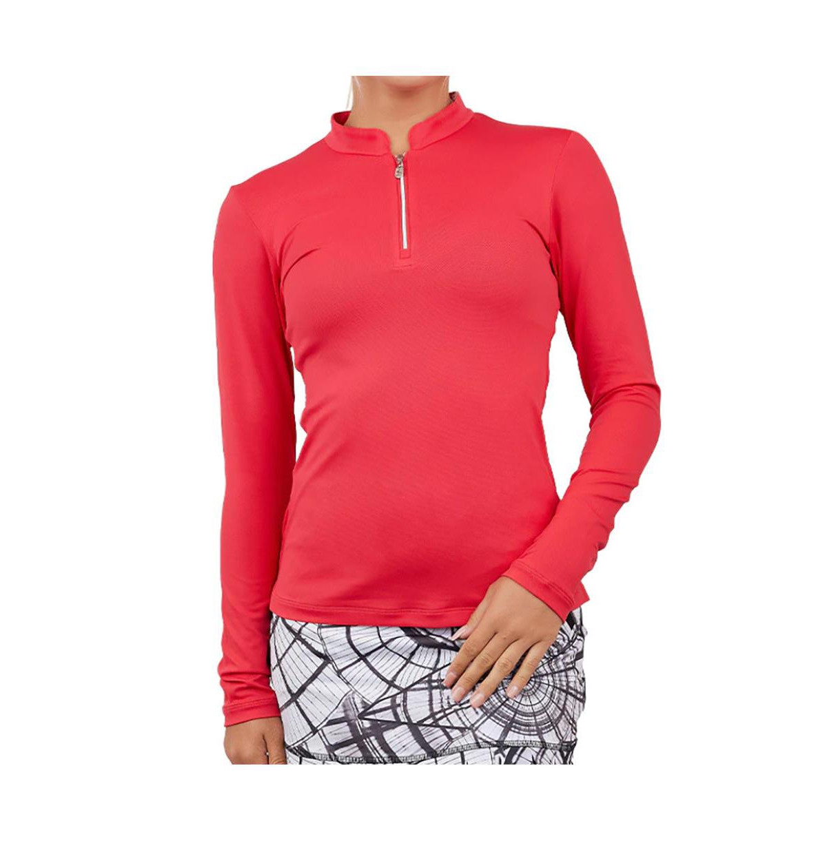 Sofibella Womens 1/4 Zip Golf Shirt - Roulette