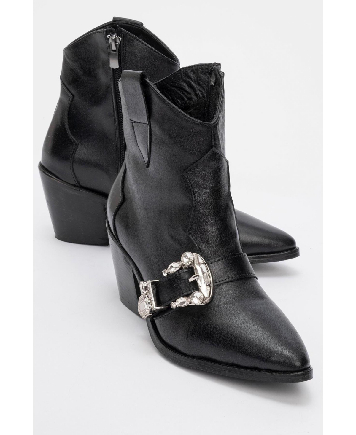 Click here for Forever & Always Shoes Any Leather Buckle Boot (Wo... prices