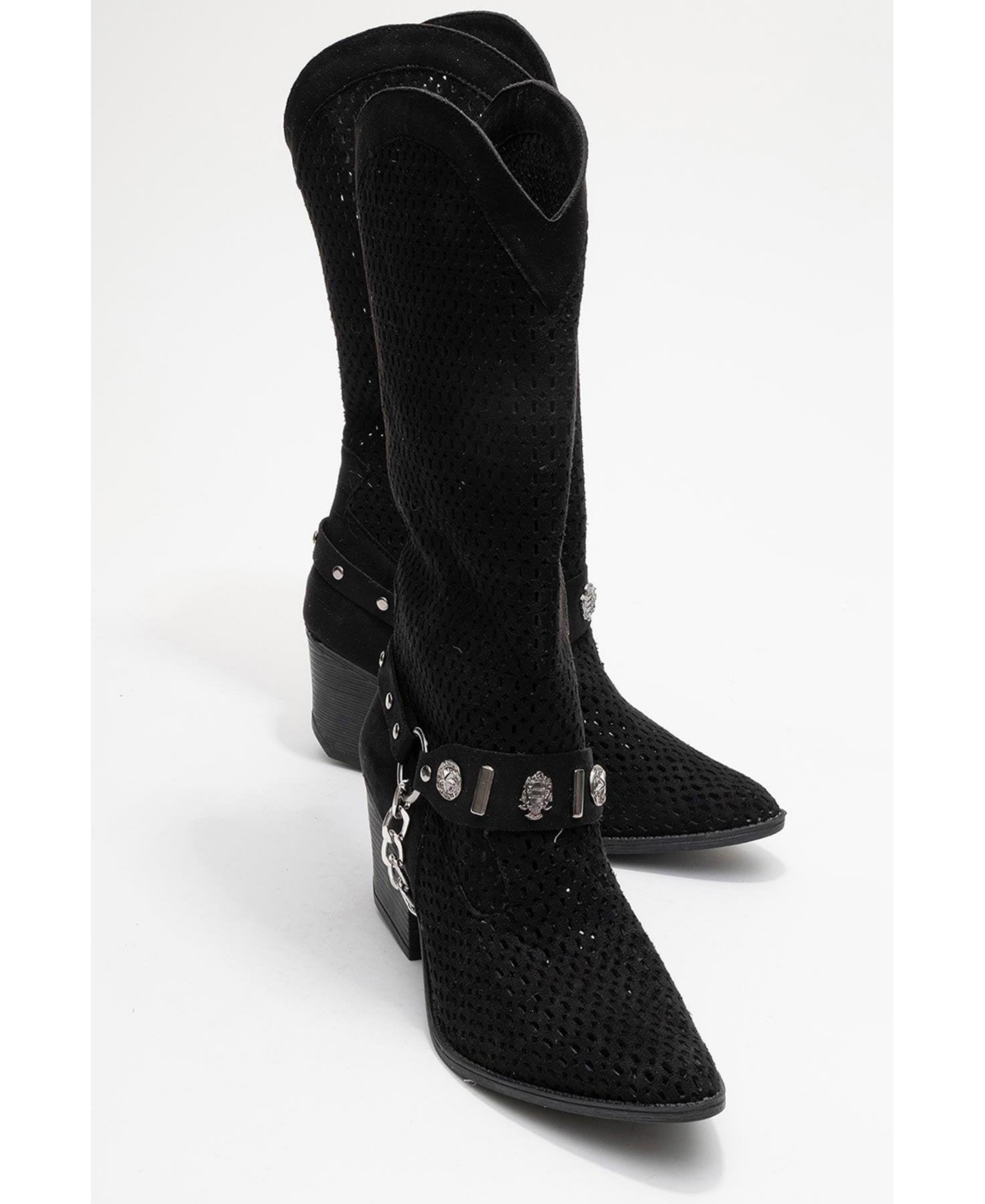 Click here for Prologue Shoes Lumen Block Heel Western Boot (Wome... prices