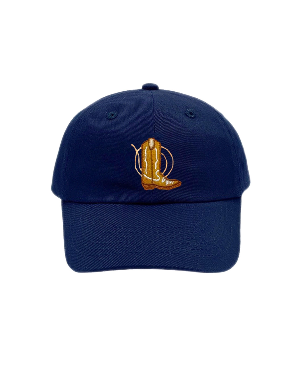 Click here for Bits & Bows Boys Cowboy Boot Baseball Hat in Navy... prices