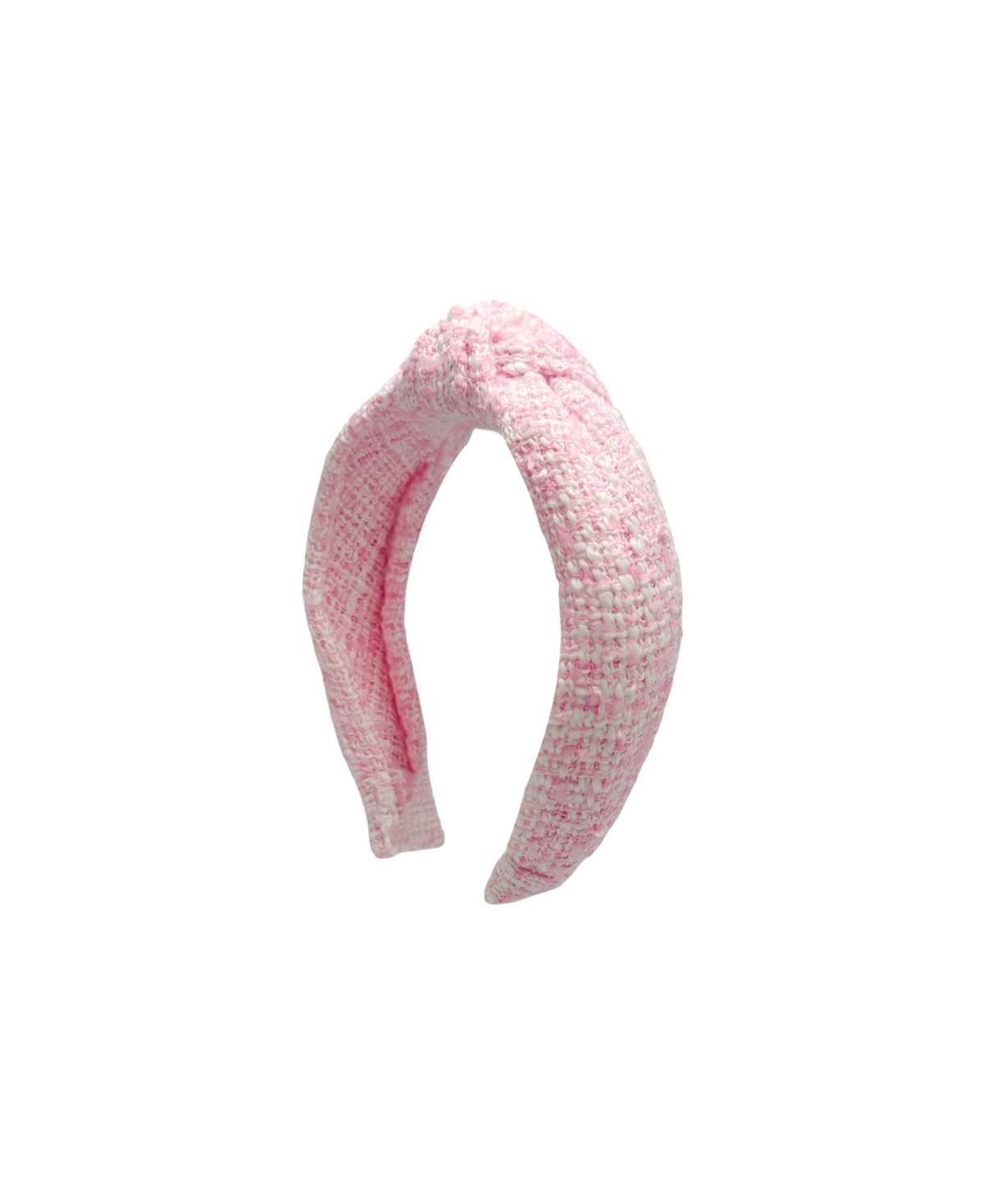 Click here for Bits & Bows Tweed Knot Headband in Pink prices