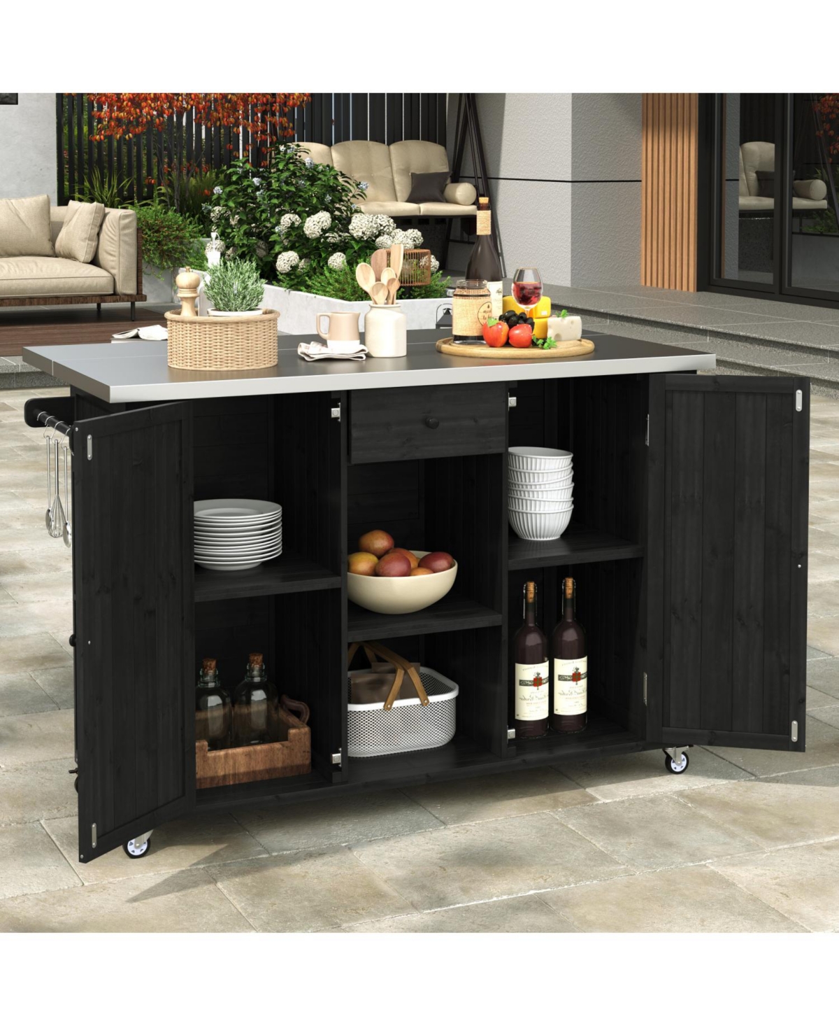 Click here for Streamdale Outdoor Kitchen Island - Fir Wood  Stai... prices