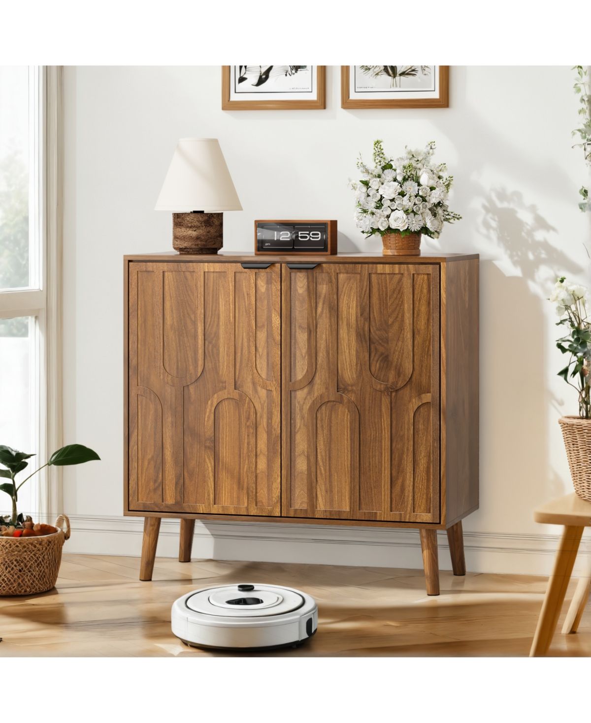 Click here for Streamdale Furniture Farmhouse Buffet Cabinet - Wa... prices