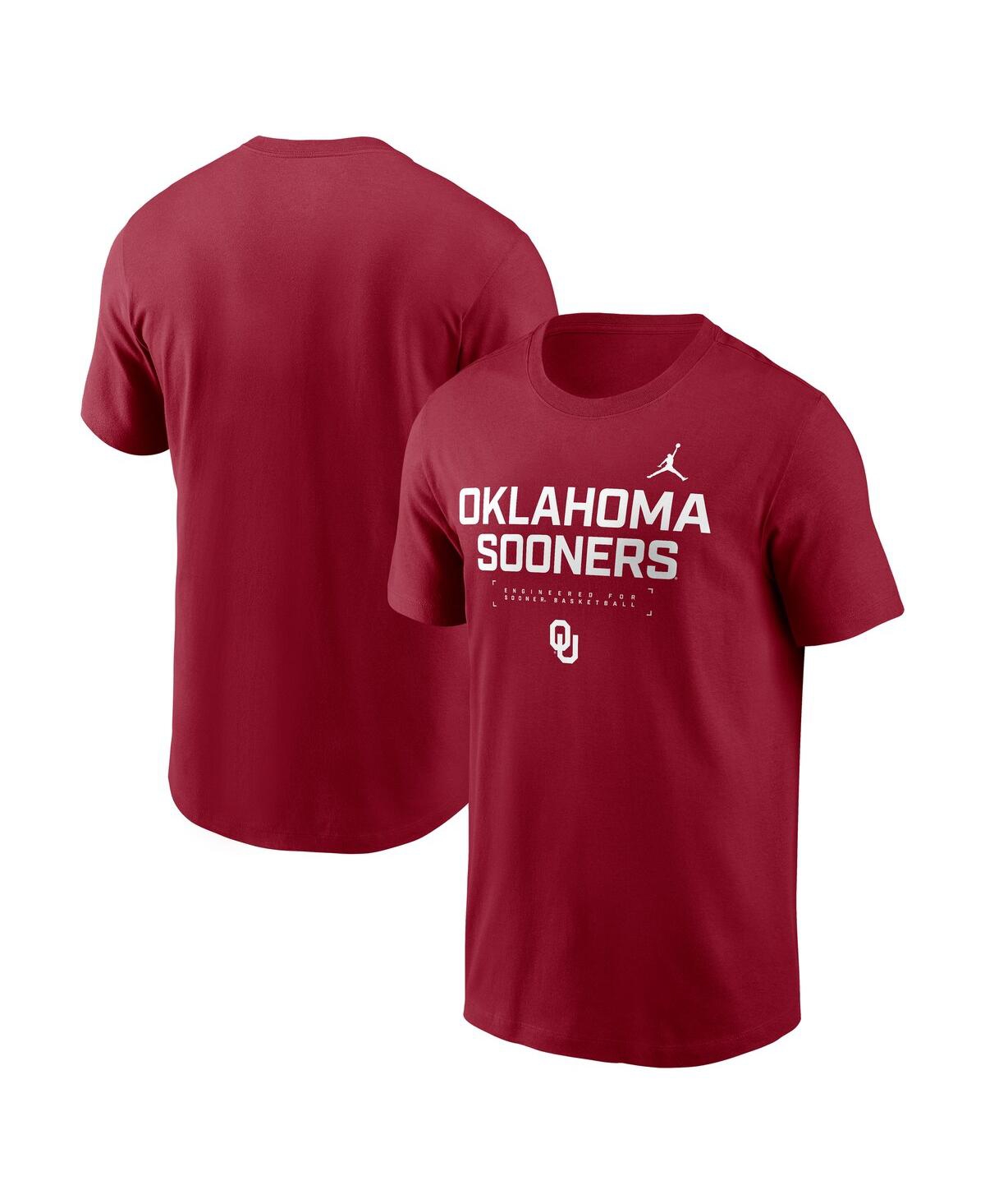 Click here for Jordan Mens Crimson Oklahoma Sooners 2025 Courtsid... prices