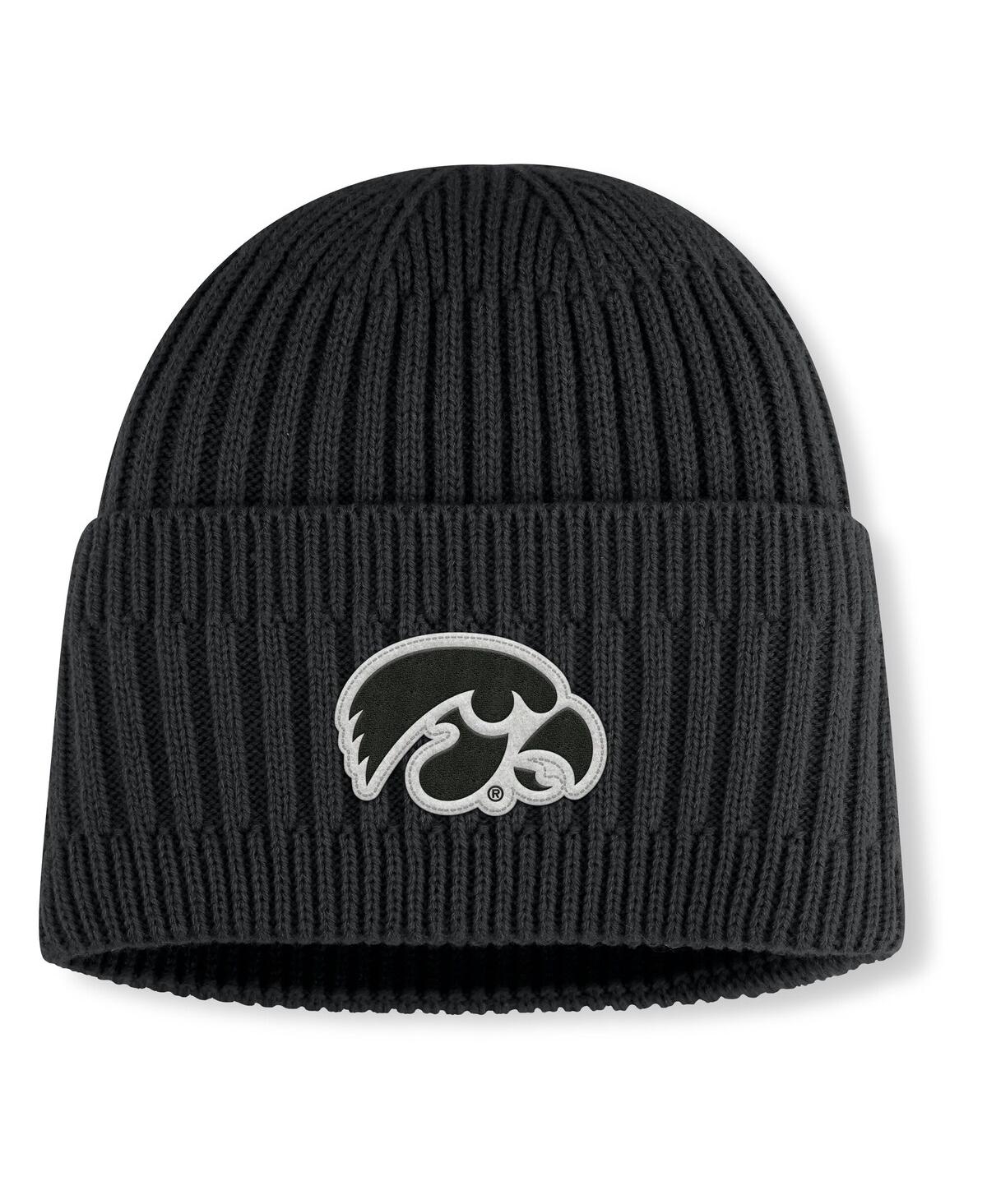 Click here for Fanatics Mens Black Iowa Hawkeyes Revery Cuffed Kn... prices