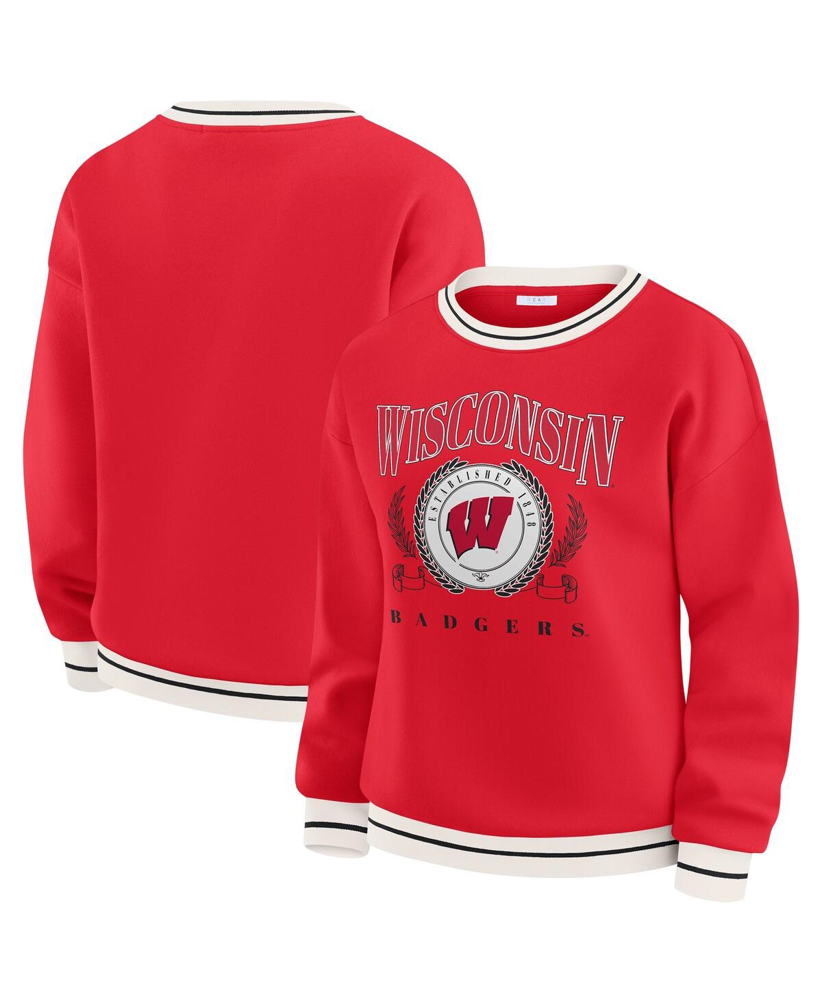 Click here for Wear by Erin Andrews Womens Red Wisconsin Badgers... prices
