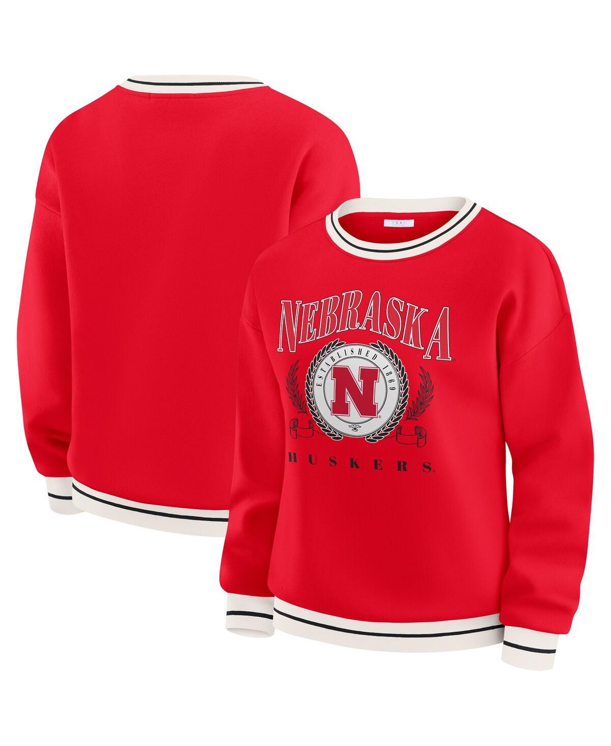 Click here for Wear by Erin Andrews Womens Scarlet Nebraska Huske... prices