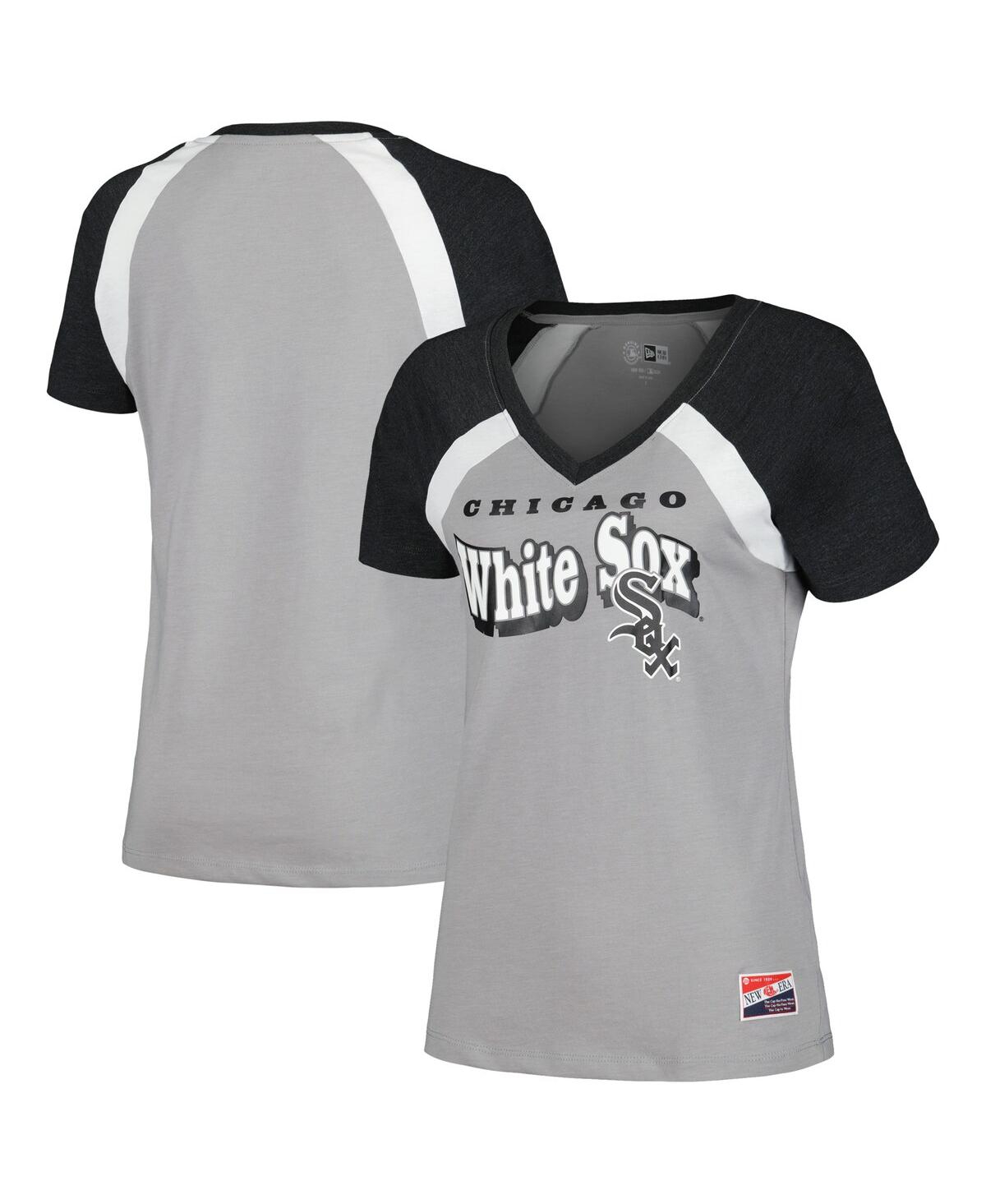 Click here for New Era Womens Gray Chicago White Sox Heathered Ra... prices