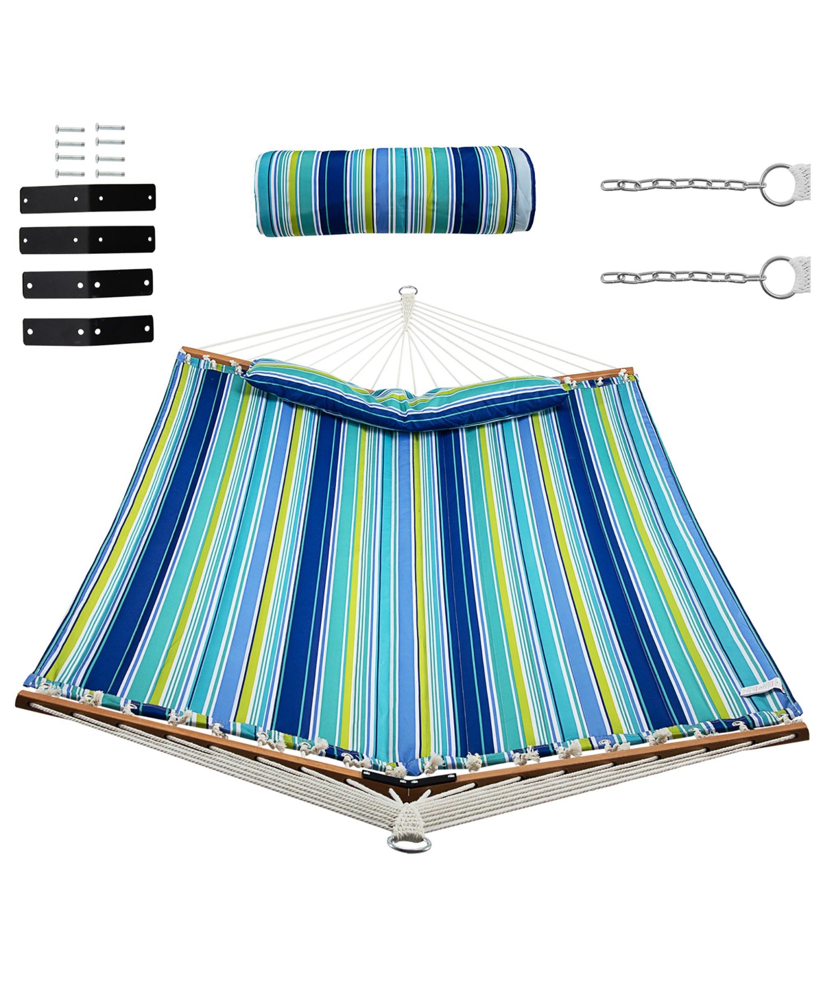 Click here for Gymax Patio Hammock Foldable Portable Swing Chair... prices