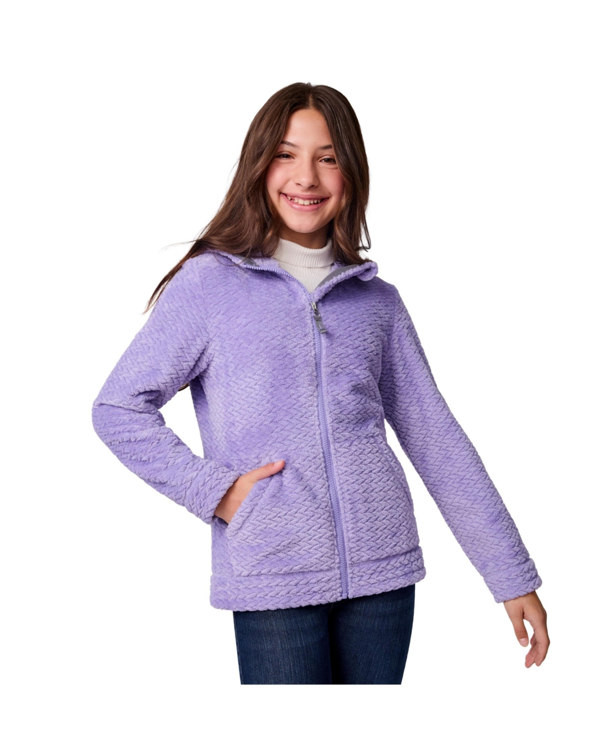 Click here for Free Country Girls Braided Butter Pile Jacket - La... prices