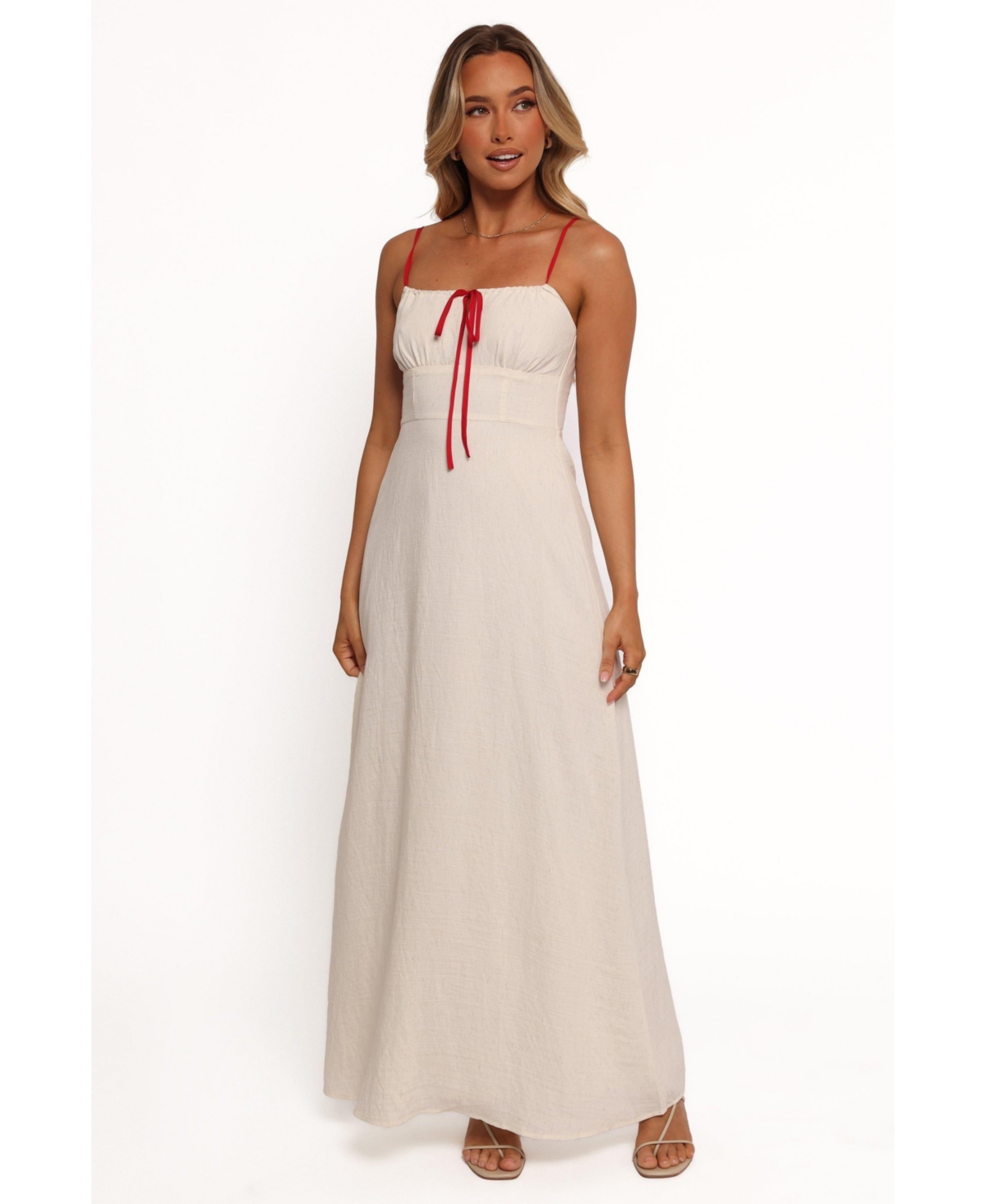 Click here for Petal and Pup Womens Gracie Midi Dress - Oatmeal prices