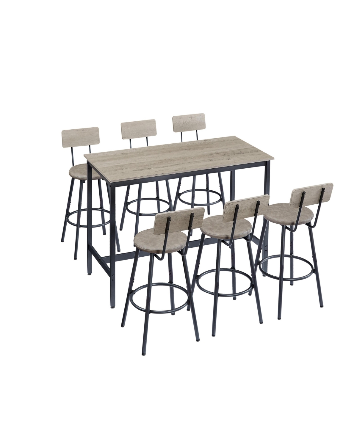 Click here for Casainc 7 Piece Pub Dining Table Set with 6 Uphols... prices