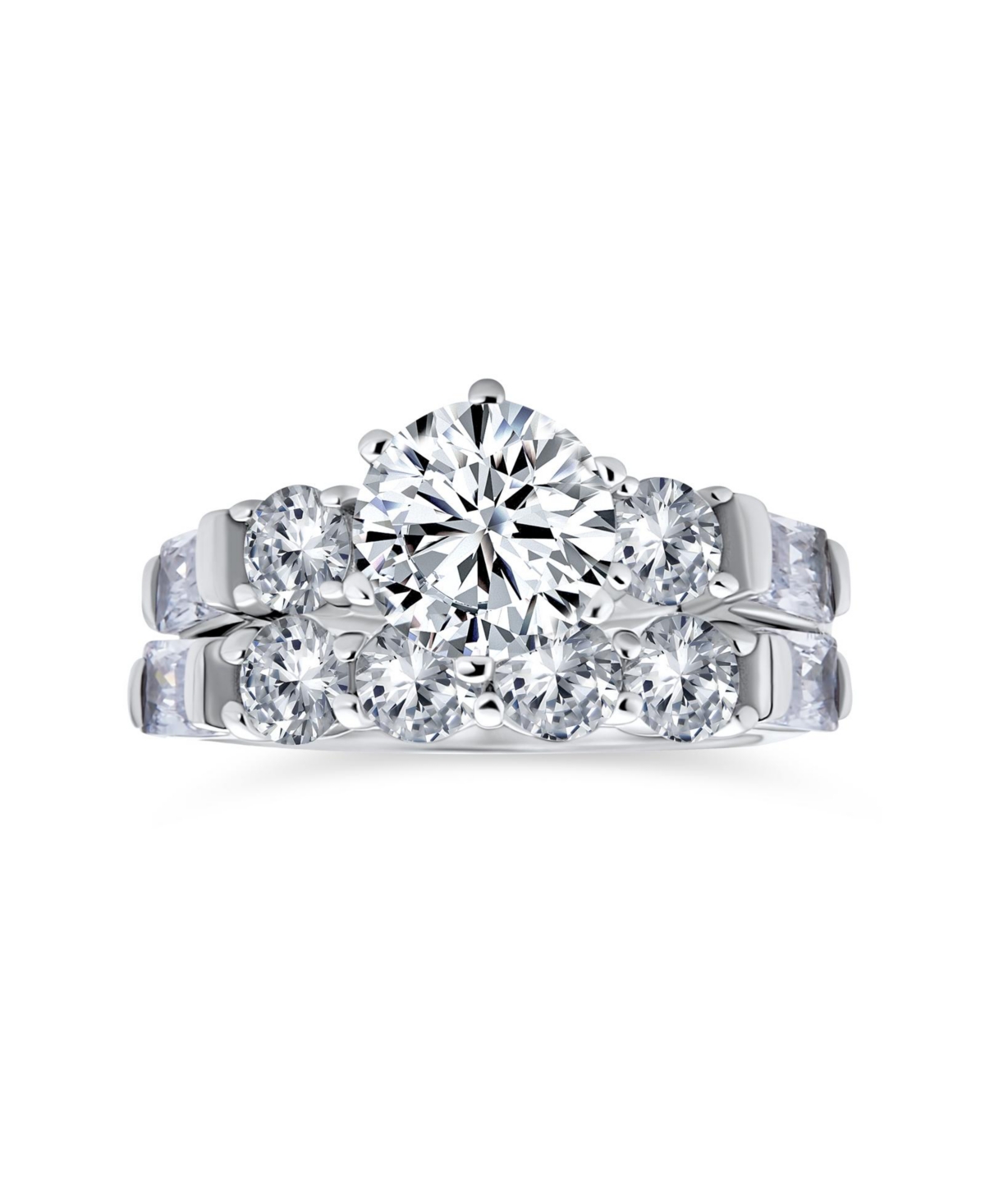 Click here for Bling Jewelry Sterling Silver 2CT Round Cz Solitai... prices
