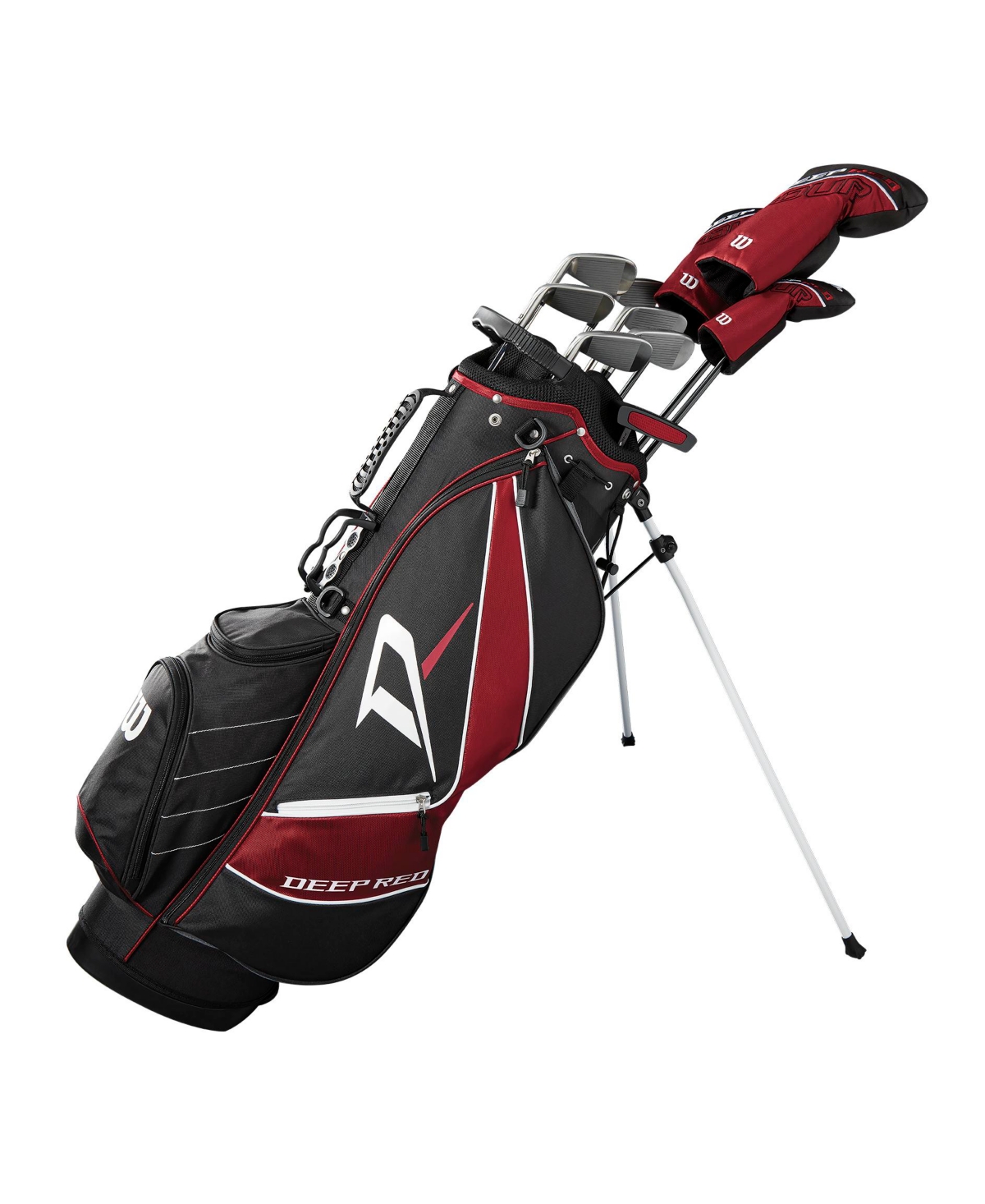 Click here for Wilson Deep Red Tour Right Hand Mens Carry Complet... prices