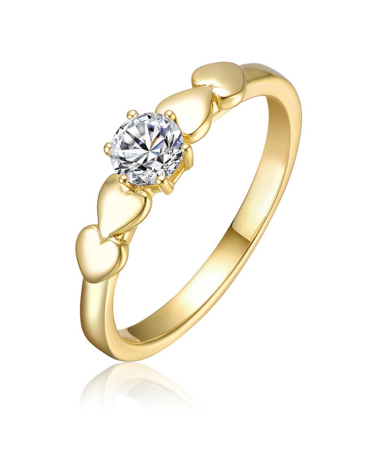 Click here for Rachel Glauber 14K Gold Plated with Clear Cubic Zi... prices