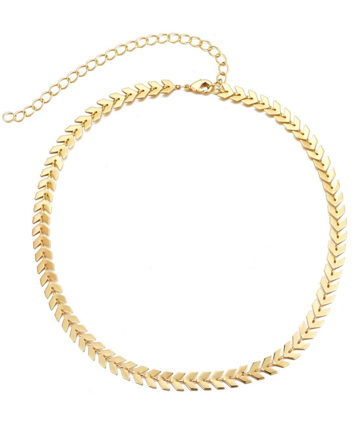 Click here for Adornia Gold Plated Adjustable Fishtail Chain Chok... prices