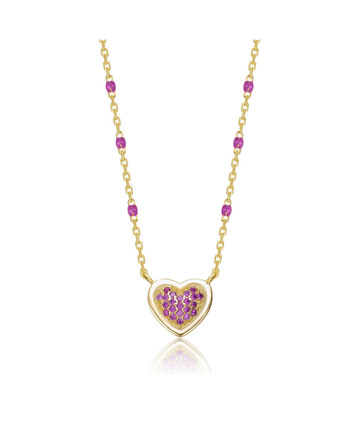 Click here for GiGiGirl 14K Gold Plated with Red Heart Design Nec... prices