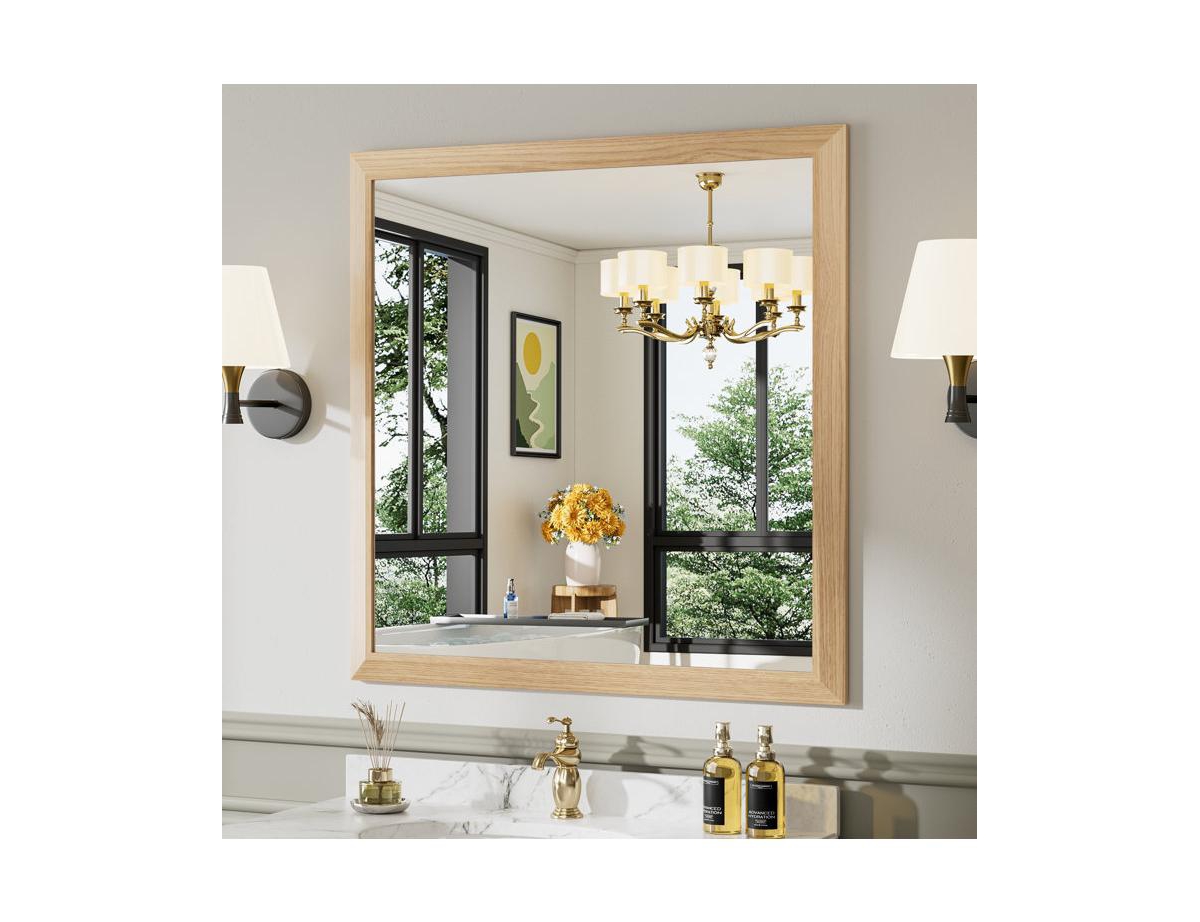 Click here for Amorho Bathroom Mirror  36 x 36 Inch Thick Metal F... prices