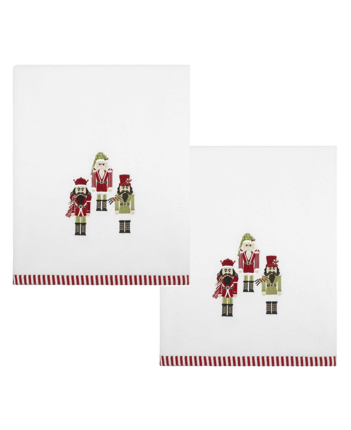 Click here for Avanti Peppermint Nutcracker Cotton 2-Pc. Bath Tow... prices