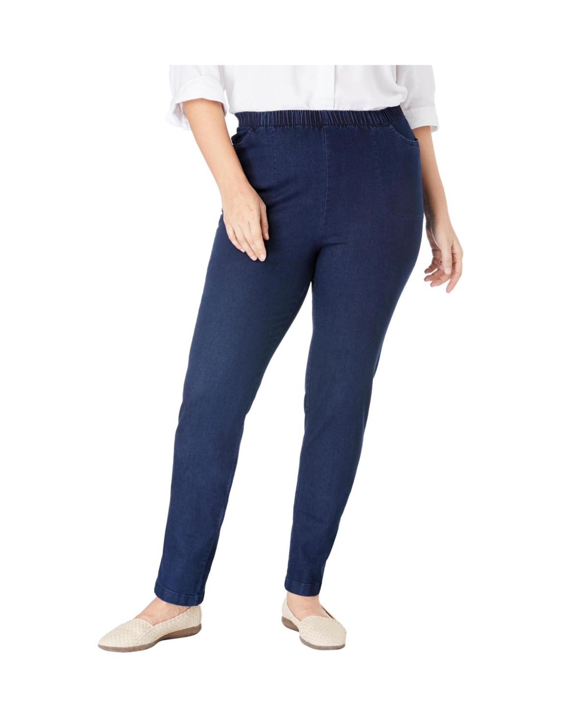 Click here for Woman Within Womens Within Tall Straight Leg Finel... prices