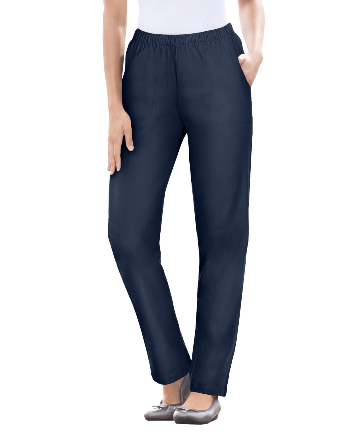 Click here for Woman Within Womens Within Tall Straight Leg Finel... prices
