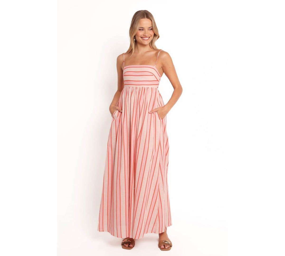 Petal and Pup Odessa Maxi Dress - Pink Stripe - Pink stripe