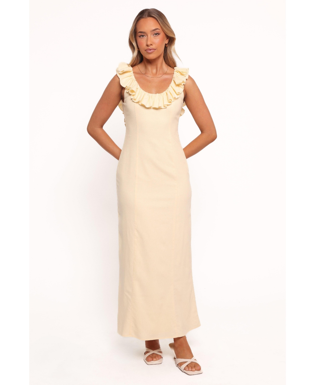 Click here for Petal and Pup Womens Brienne Maxi Dress - Butter Y... prices