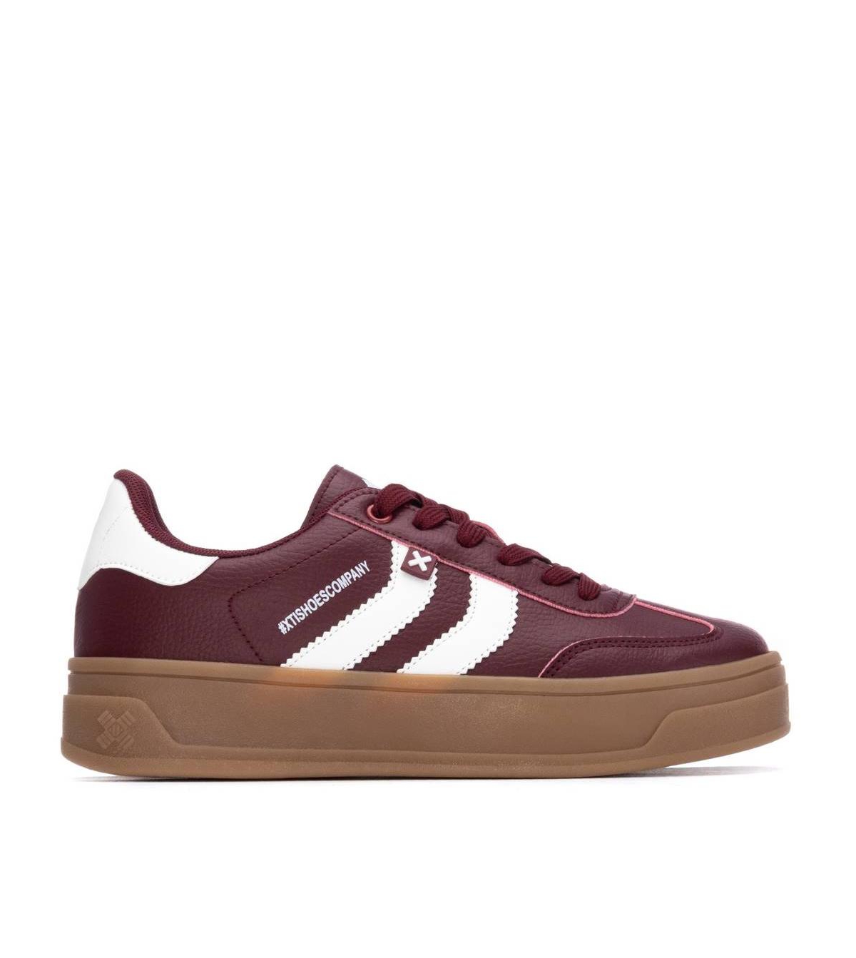 Click here for Womens Casual Sneakers By Xti - Burgundy prices