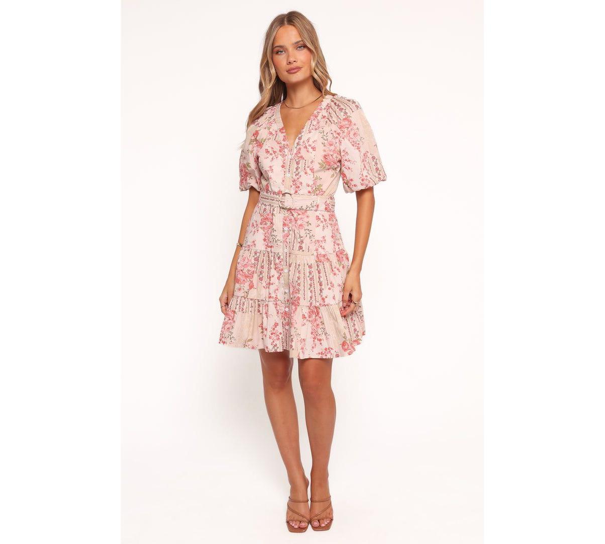 Click here for Petal and Pup Womens Columba Mini Dress - Soft Cam... prices