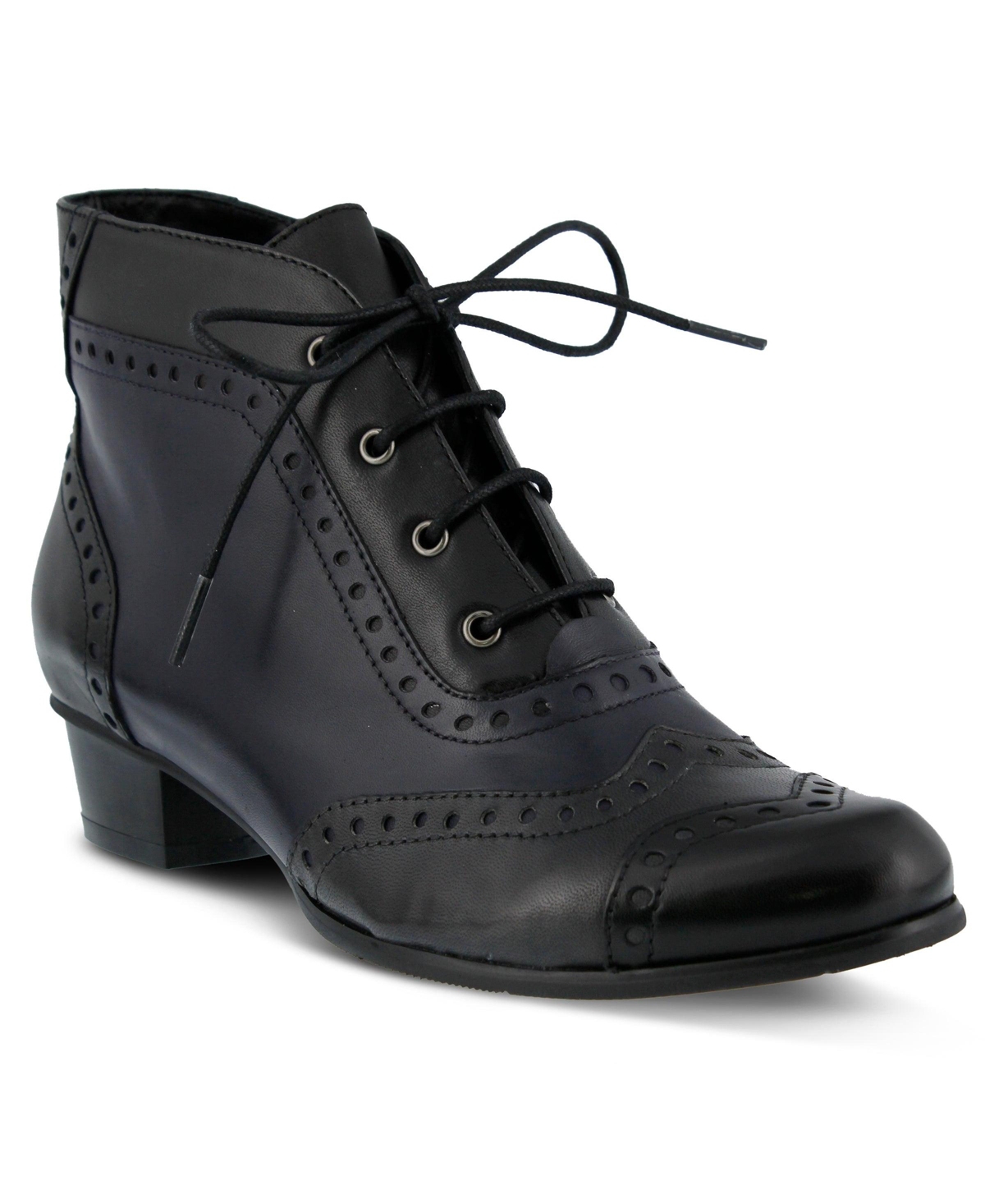 Click here for Azura Spring Step Heroic Colorblock Leather Bootie... prices