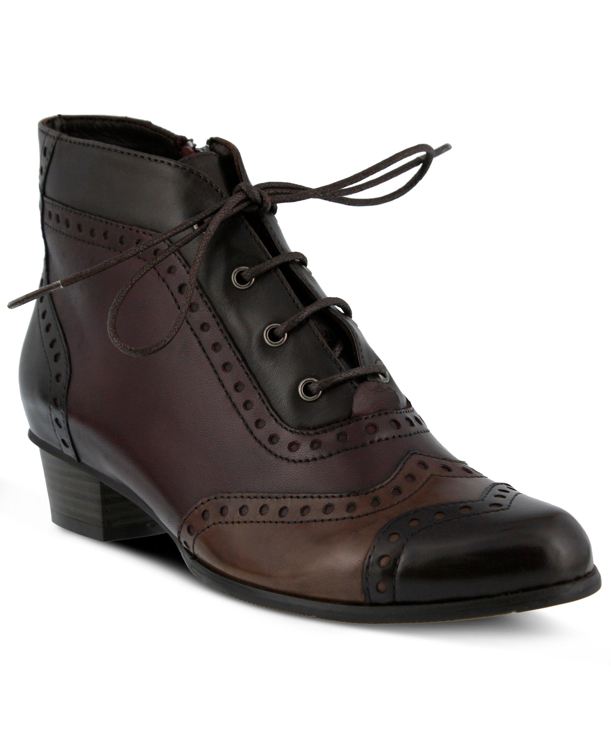 Click here for Azura Spring Step Heroic Colorblock Leather Bootie... prices