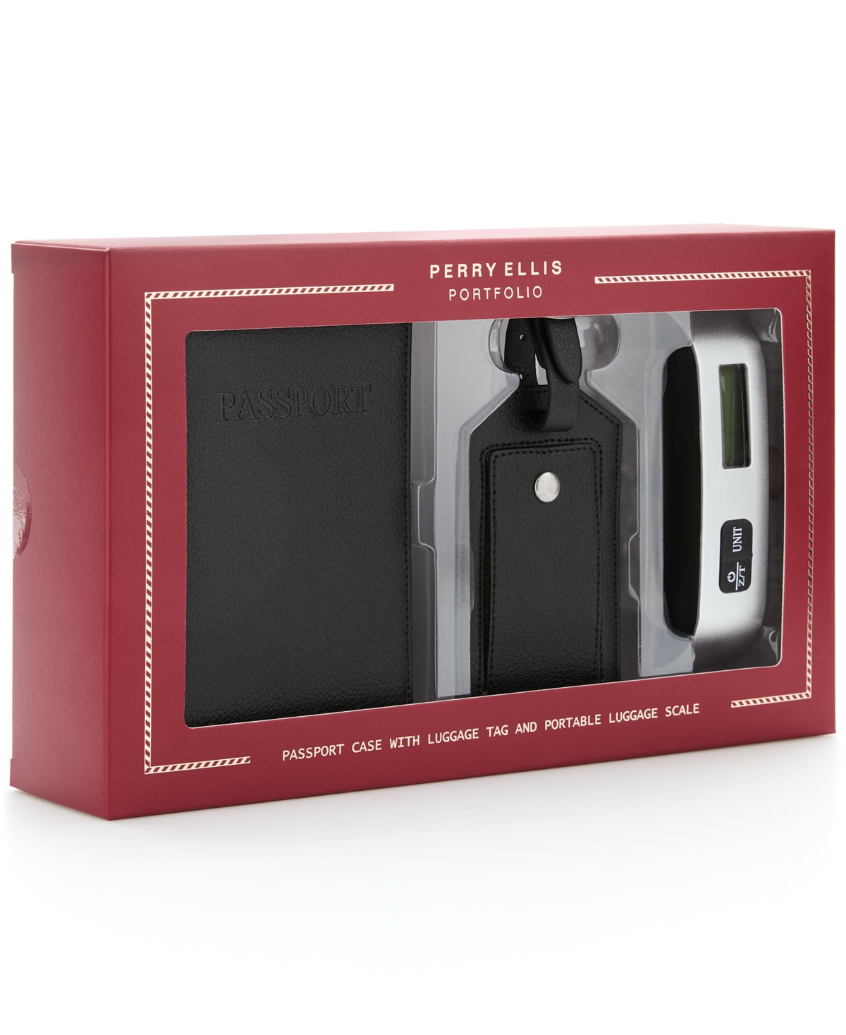 Click here for Perry Ellis Portfolio Mens Passport Gift Set - Bla... prices