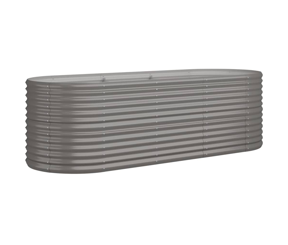 Click here for Garden Raised Bed Grey Powder-coated steel Large D... prices