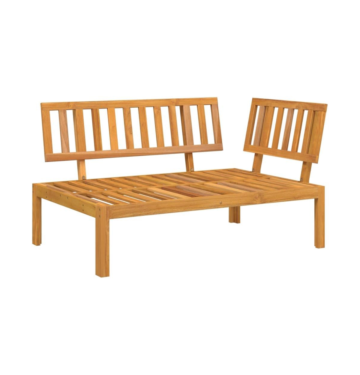 Click here for vidaXL Pallet Sofa Natural Wood Solid Acacia Wood... prices