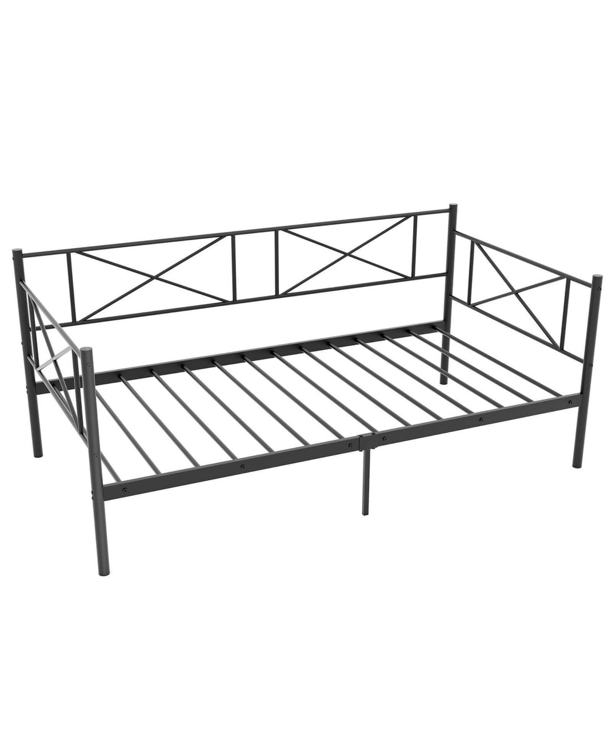 Click here for Gymax Twin Size Metal Daybed Modern Platform Bed w... prices