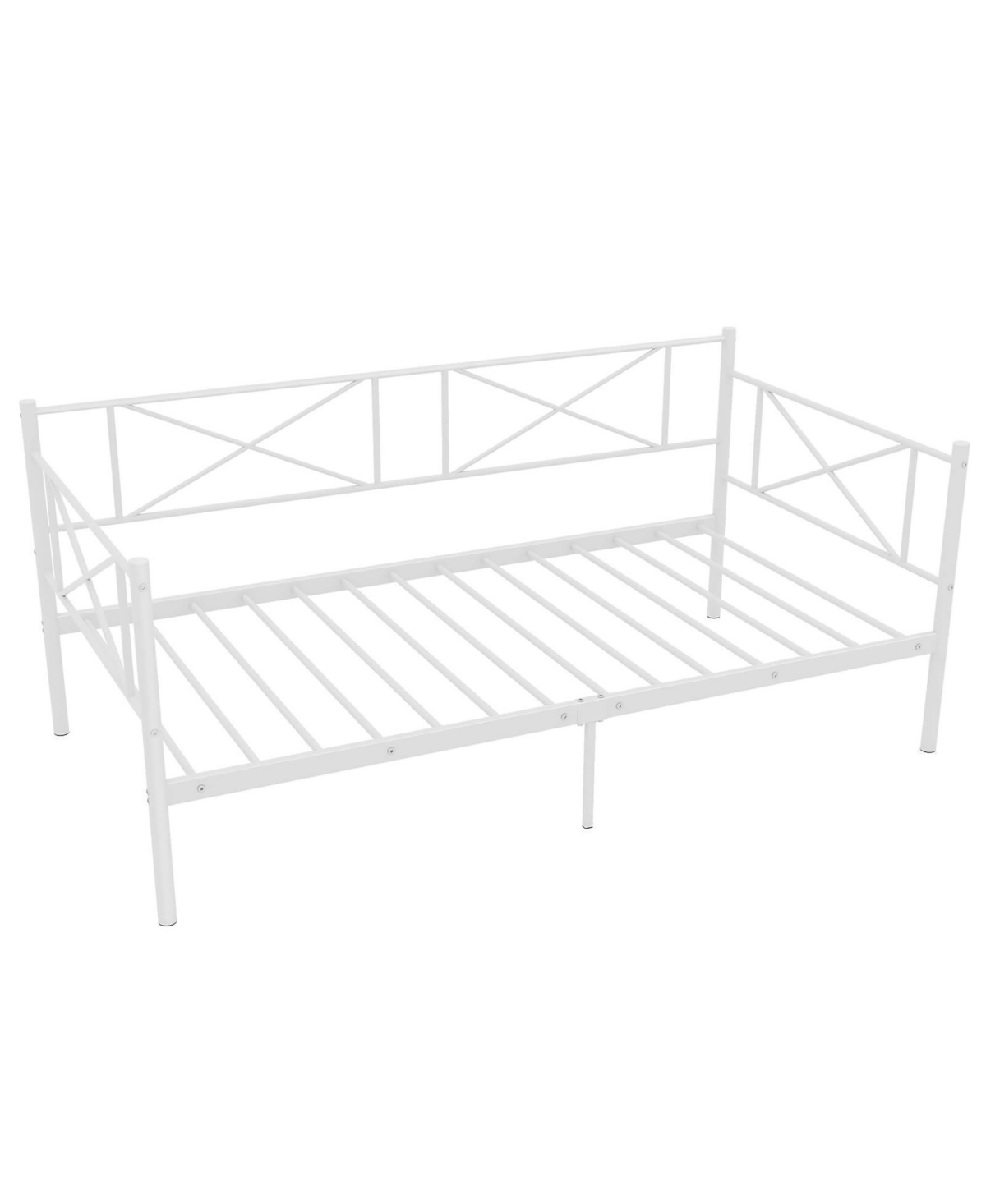 Click here for Gymax Twin Size Metal Daybed Modern Platform Bed w... prices