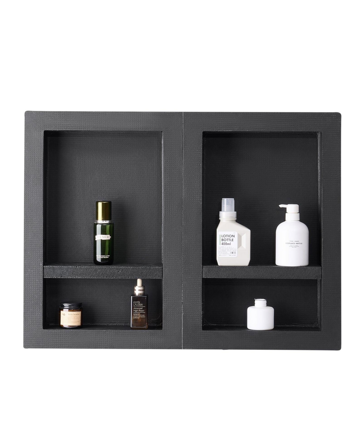 Click here for Slickblue Double Recessed Shower Niche Wall Shelf... prices