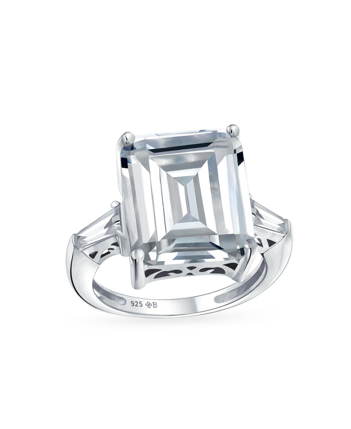 Click here for Bling Jewelry Art Deco Style 7CT Cz Emerald Cut So... prices