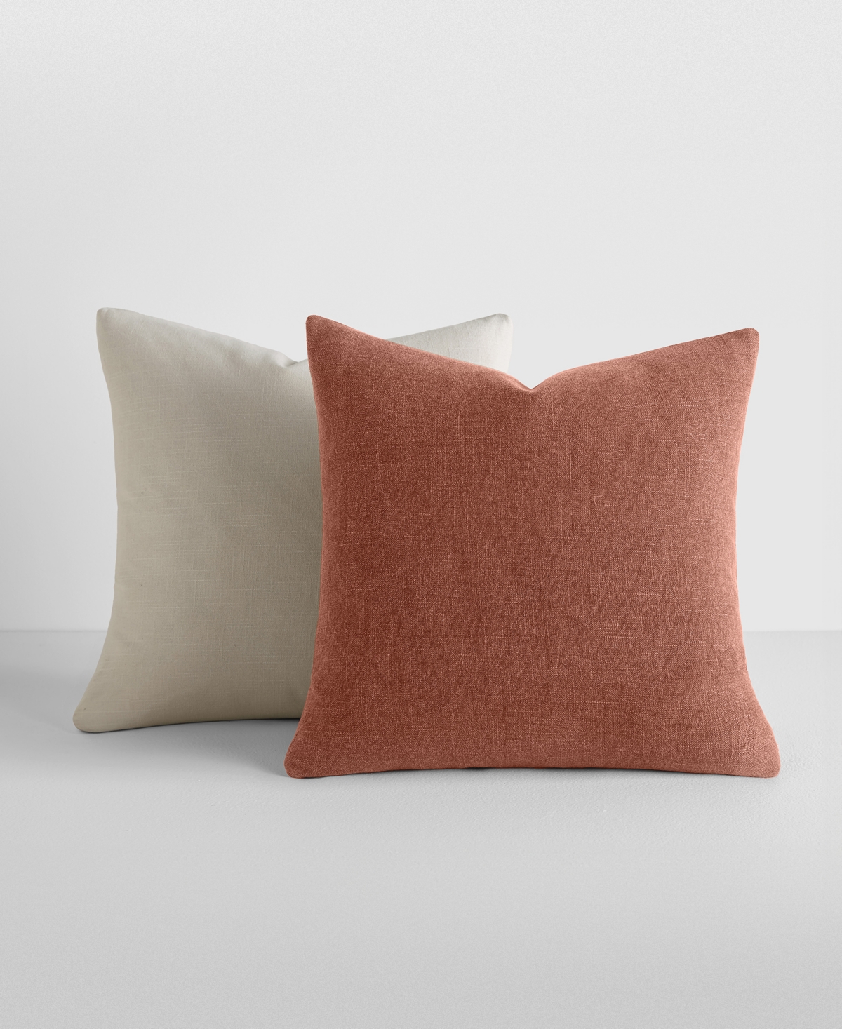 Click here for ienjoy Home Slub Cotton Solid 2-Pack Decor Pillows... prices