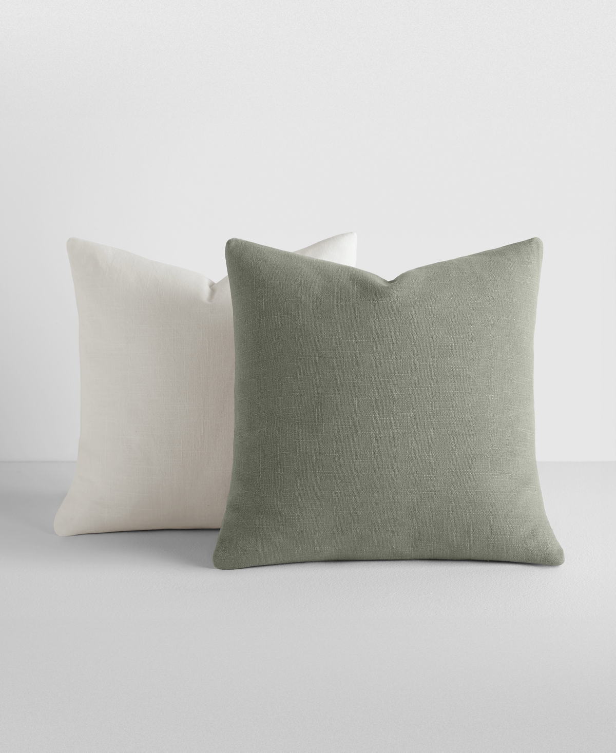 Click here for ienjoy Home Slub Cotton Solid 2-Pack Decor Pillows... prices