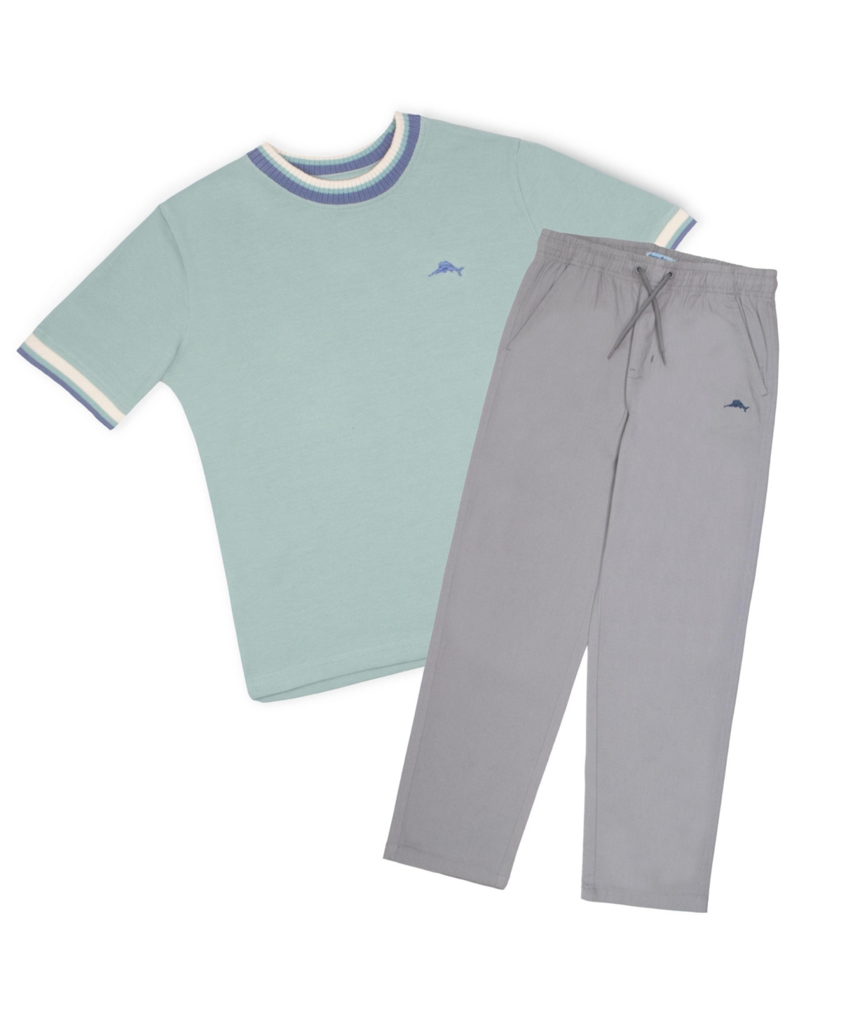 Click here for Tommy Bahama Boys 2 Piece T-Shirt and Pants Outfit... prices